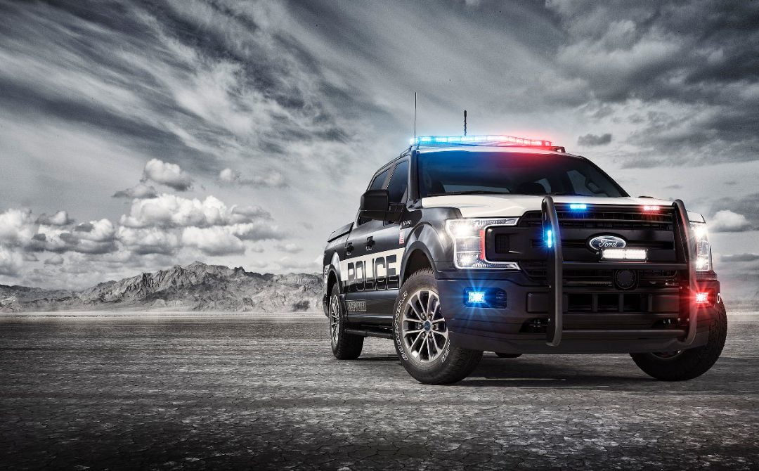 F-150 Ford police pickup truck industry first pursuit -rated