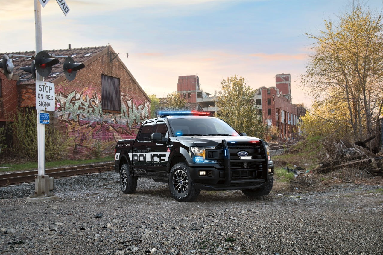 F-150 Ford police pickup truck industry first pursuit -rated