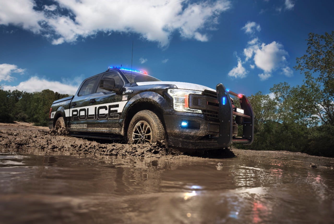 F-150 Ford police pickup truck industry first pursuit -rated