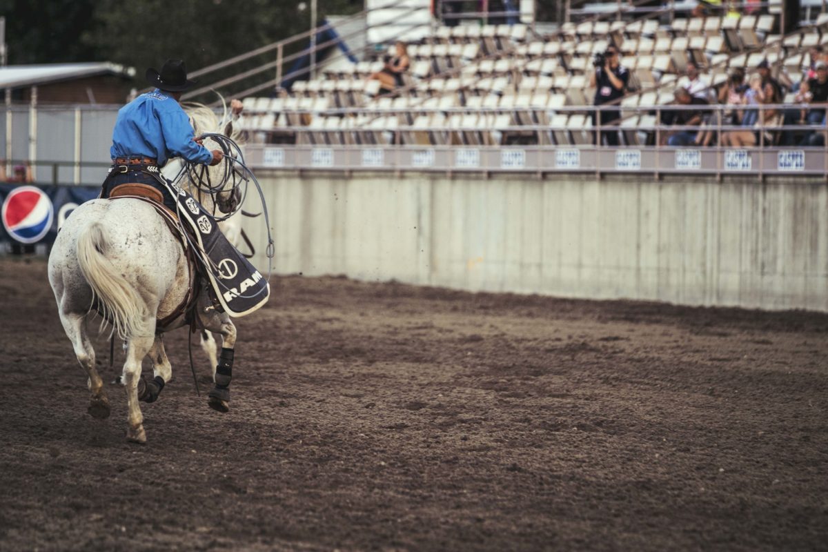 RAM Pickup Man : Clint Humble at Central Wyoming PRCA Rodeo